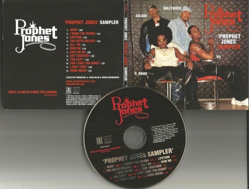 PROPHET JONES Rare 12 trk FOLD OPEN SNIPPET SAMPLER ADVNCE PROMO CD USA ...