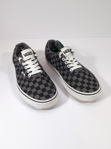 Vans Low Classic Black Grey Checkerboard Sneakers Mens US Size 8.5 ...