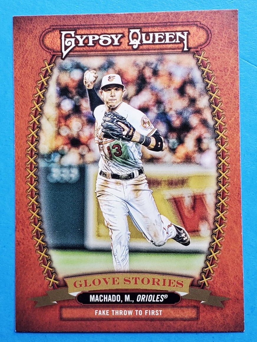 MANNY MACHADO RC 2013 TOPPS GYPSY QUEEN GLOVE STORIES INSERT ROOKIE ...