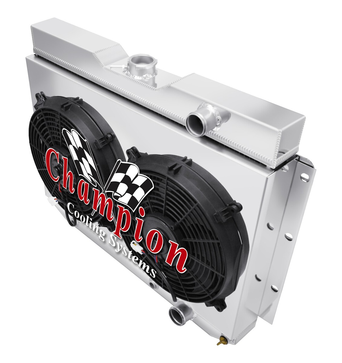 1965 Chevelle Fan Shroud Entropy 1962 1967 Nova/Chevy II Alum Radiator