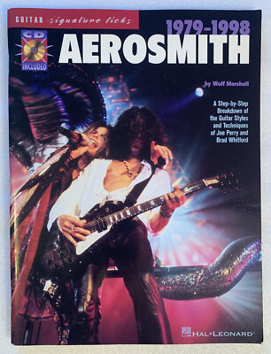 Aerosmith 1979-1998 Paperback Guitar Tab Book 13 Songs 9780793583324| eBay