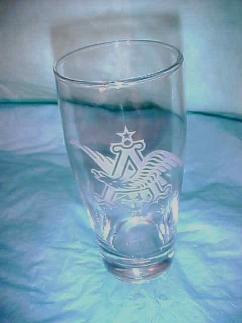 VINTAGE CHEERS - ANHEUSER BUSCH BEER GLASS HAS CHEERS ON THE BOTTOM 5 1 ...