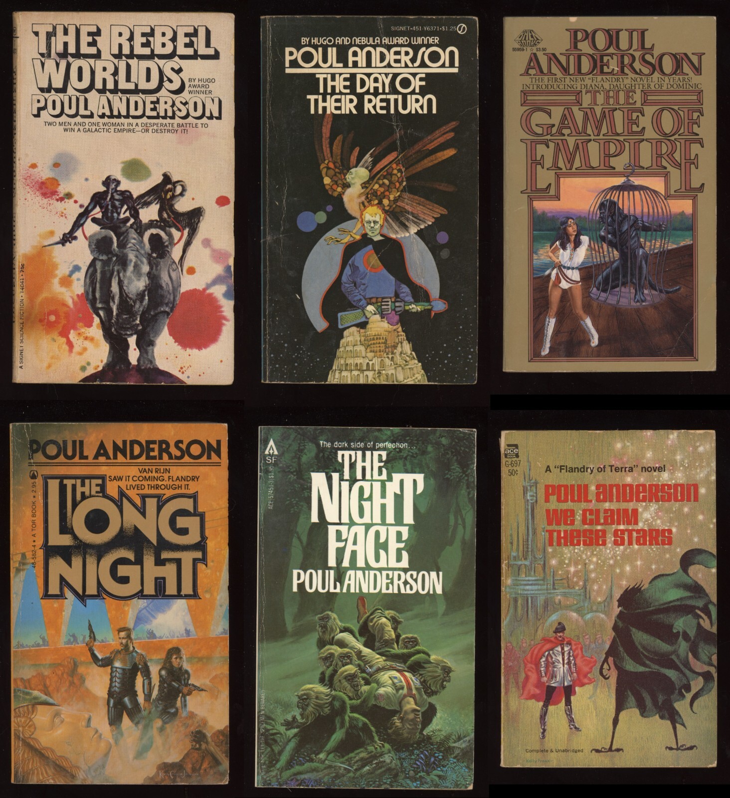 Poul Anderson Flandry Series Science Fiction Paperback Lot | eBay