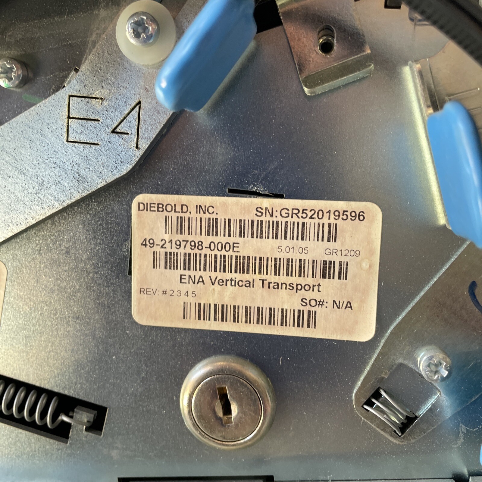 Diebold OPTEVA Enhanced Note Acceptor Assembly 00-104862-000j for sale ...