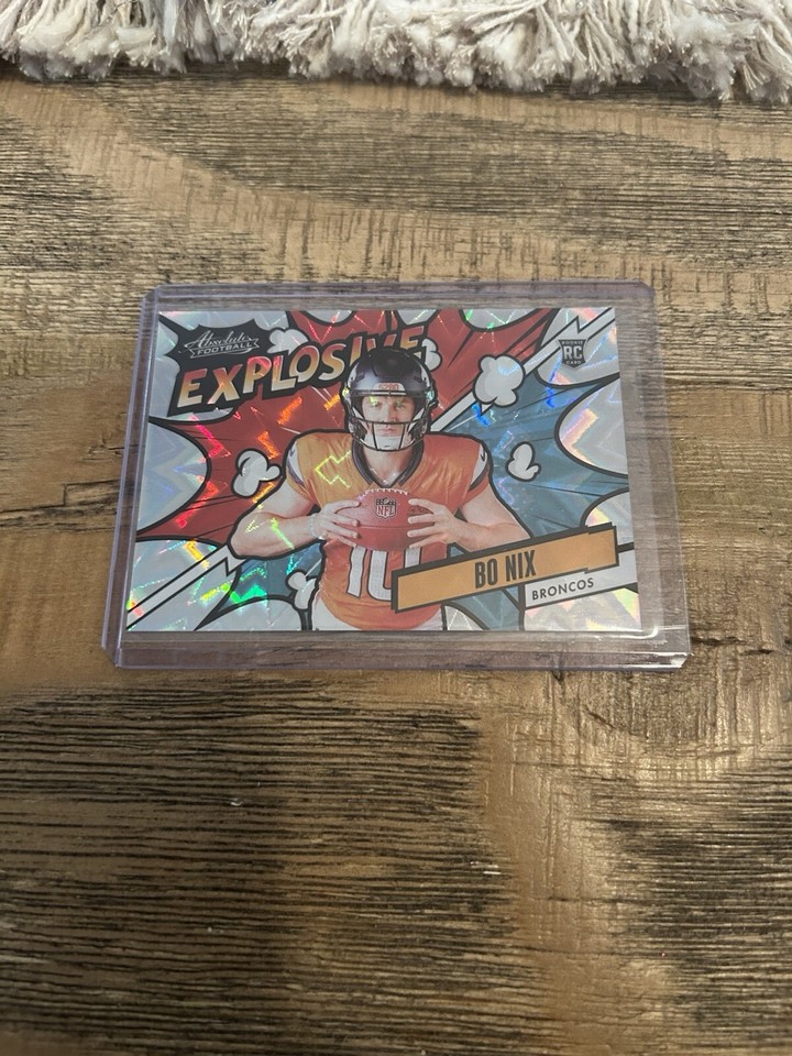 Bo Nix 2024 Absolute Football Explosive SSP Case Hit | eBay