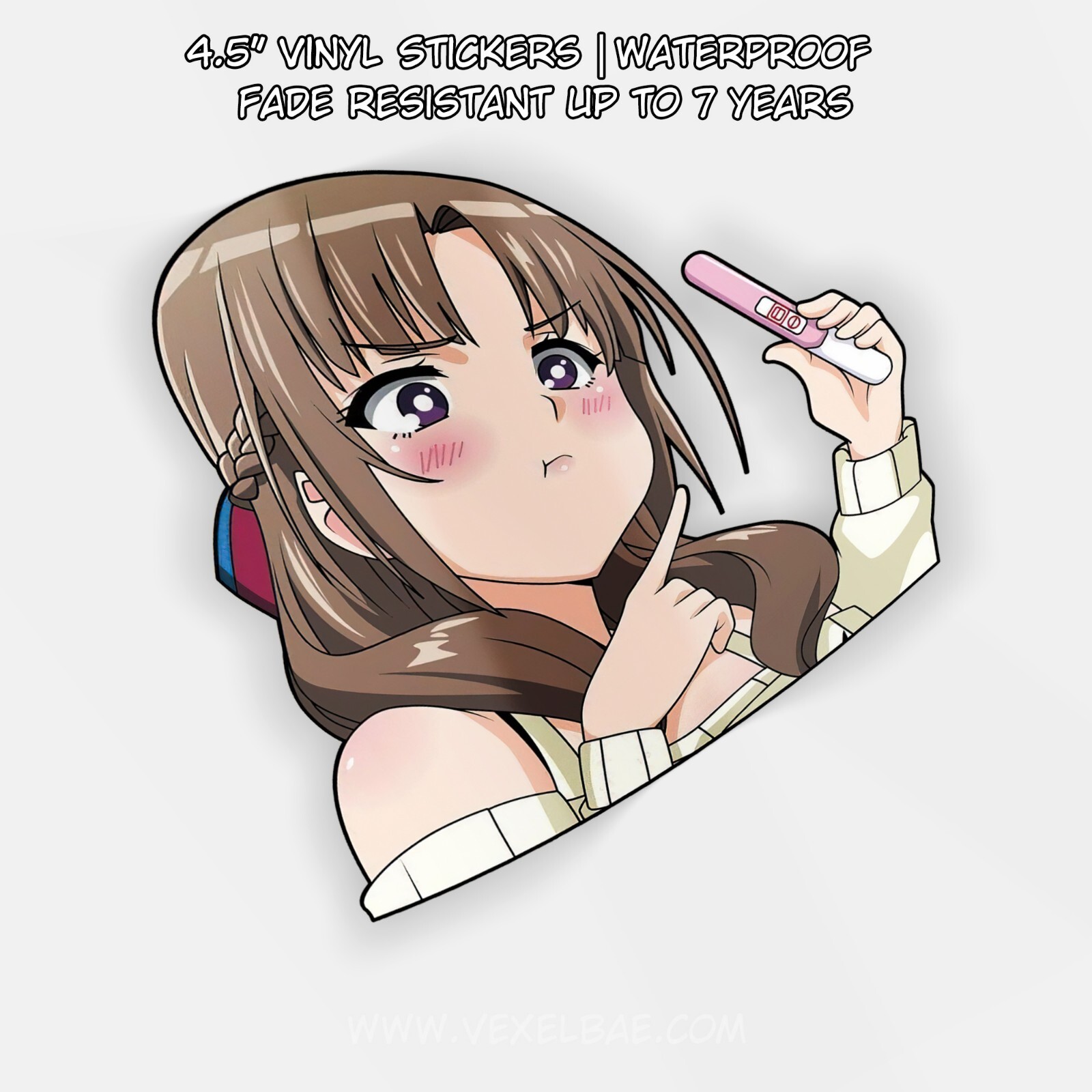 Mamako Osuki v1 | Anime Sticker JDM Vinyl Window Peeker Decal | eBay