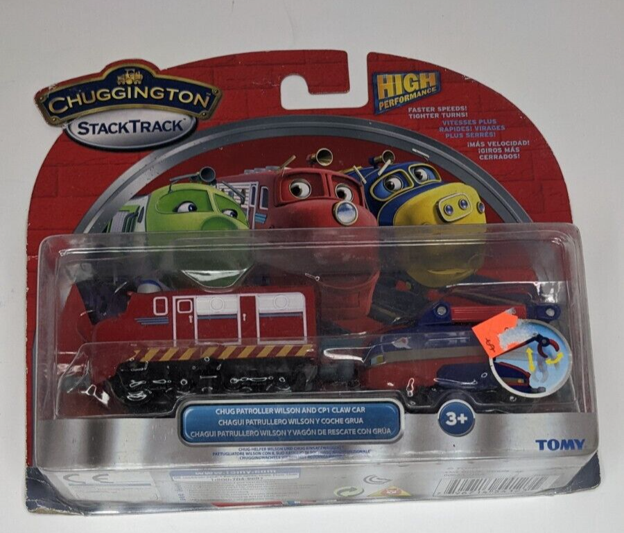 Chuggington Wilson and Claw Car StackTrack Die Cast (2014) Tomy High ...