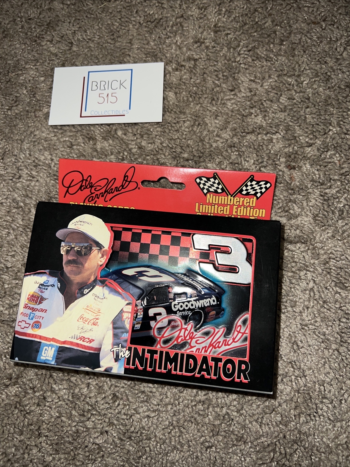 1999 DALE EARNHARDT NASCAR 2 DECKS PLAYING CARDS LIMITED EDITION ...