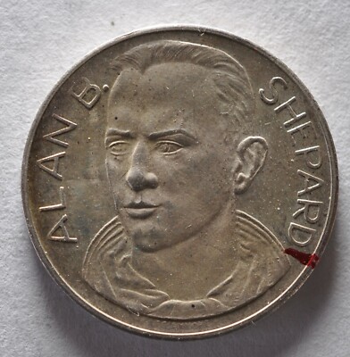 Medal Alan Shepard Silver .925 Unoaerre | eBay