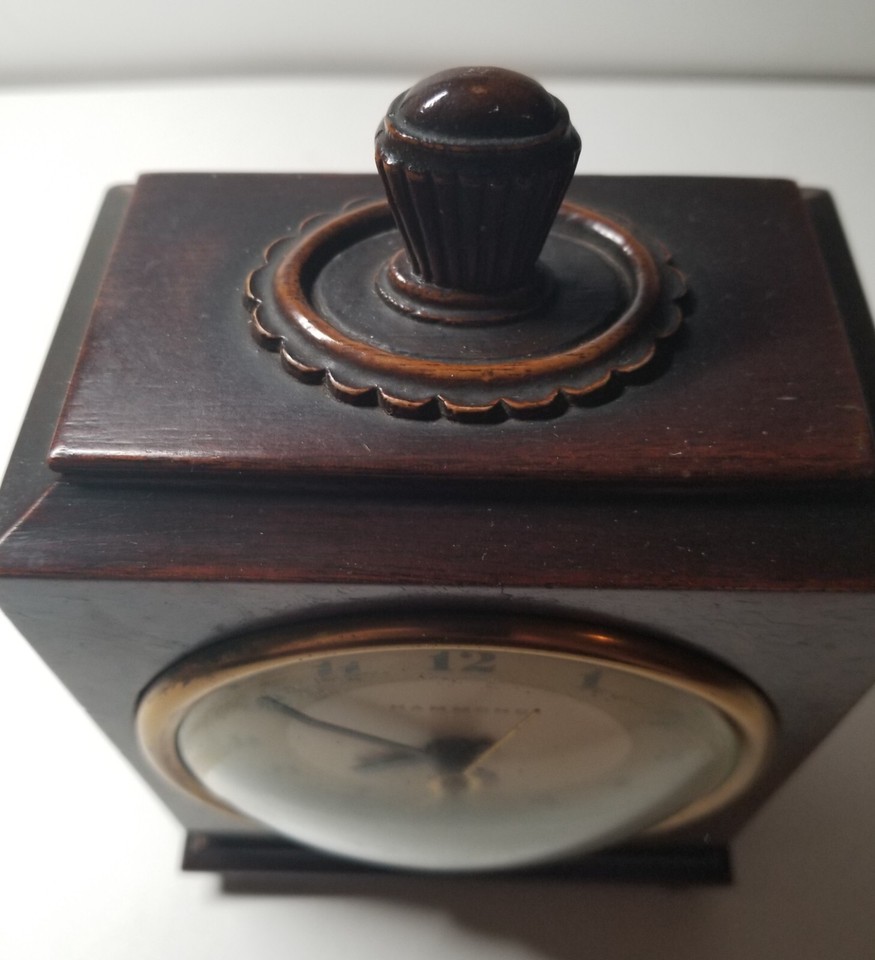 Antique 1930-40's Hammond Co. Chronmaster Vintage Mantel Clock 115V-60 ...