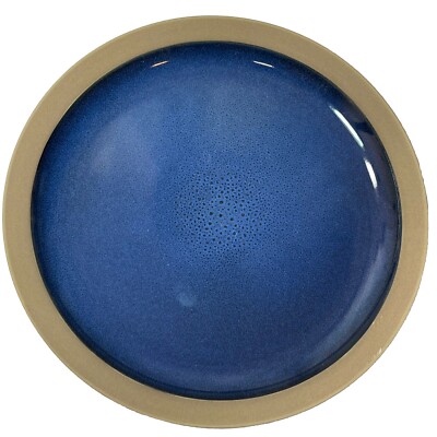 Over and Back Northern Lights Dinner Plates Blue Brown 10 3/4” Round ...