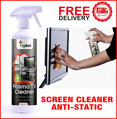 TV Screen Cleaner Plasma LED LCD PC Monitor Glass Anti Static Cleans ...