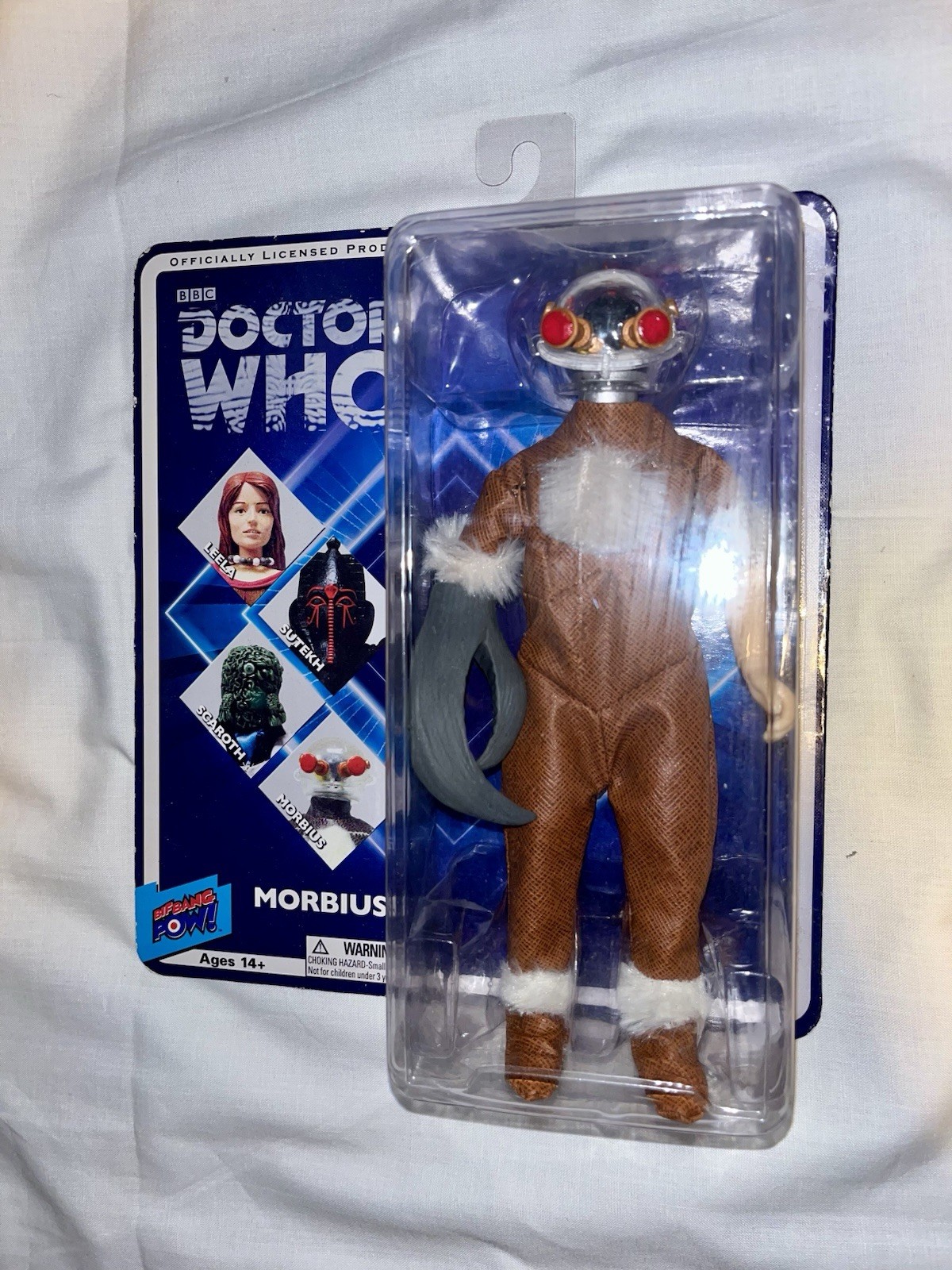 Doctor Who Bif Bang Pow Morbius Creature 8 inch Action Figure Mego Mint ...