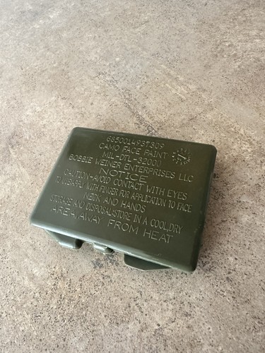 Camouflage Face Paint Woodland 5 Color Compact Loam Tan White Black ...