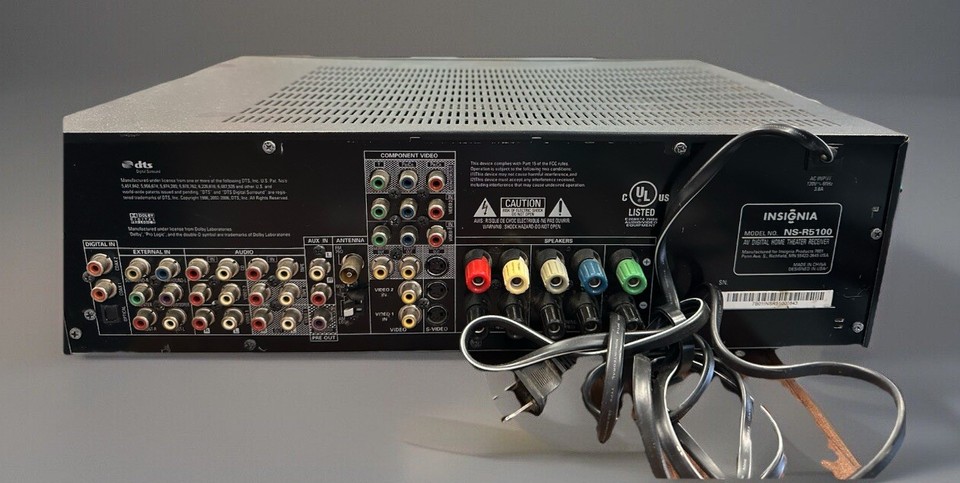 Insignia NS-R5101 Receiver HiFi Stereo HDMI 5.1 Audio SEE DESCRIPTION🎸🎶 ...