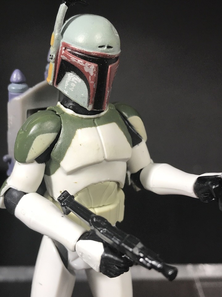 Star Wars Clone Wars Rogue Clone Trooper In Mandalorian Gear Bantha ...