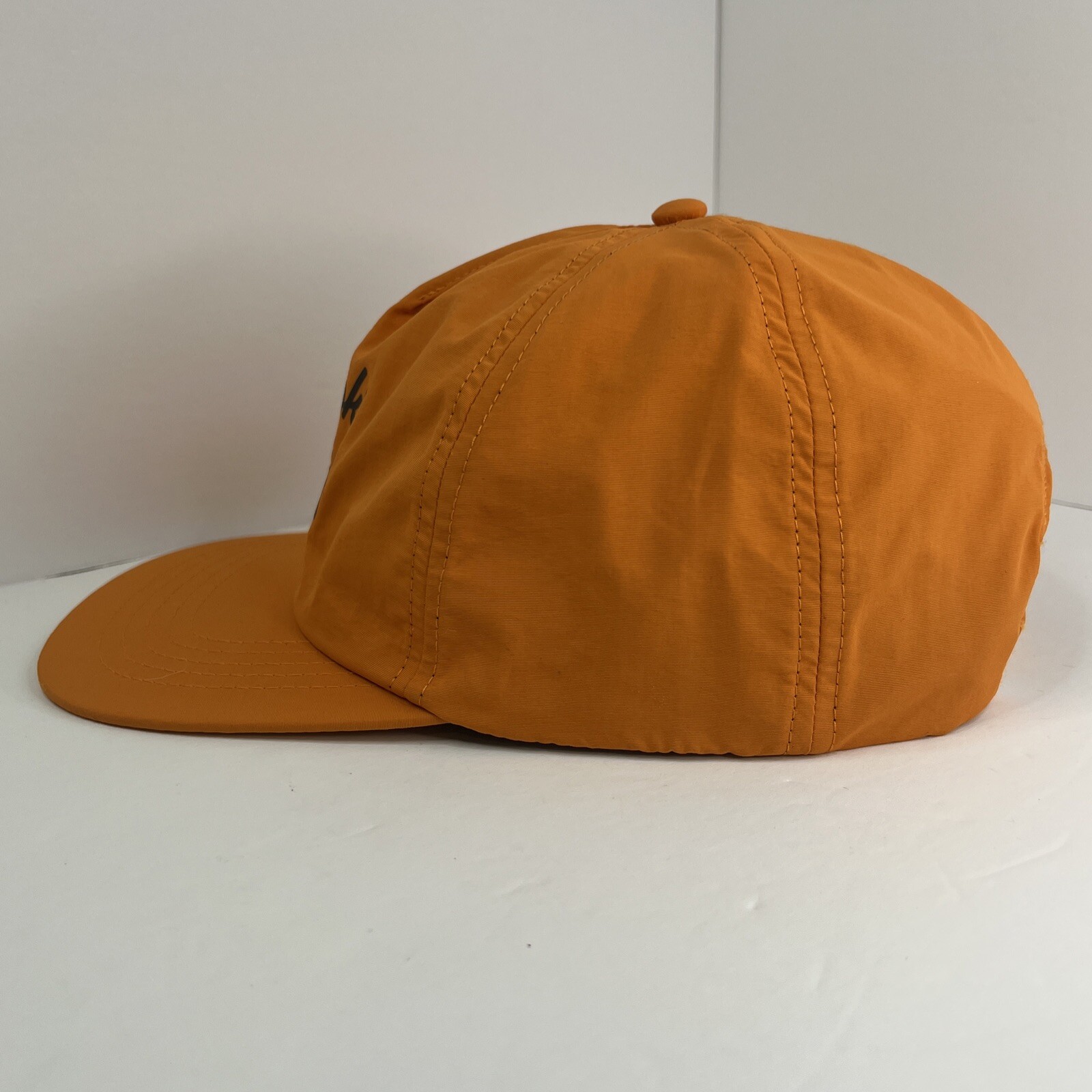Rare HTF Orange Nylon Crooks And Castles Snapback Hat - Gem