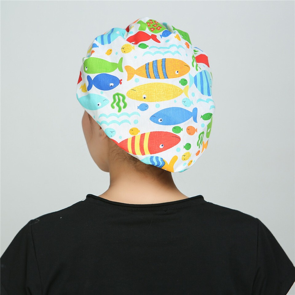 Women Men Unisex Working One Size Colorful Printed Hat/Cap New ...