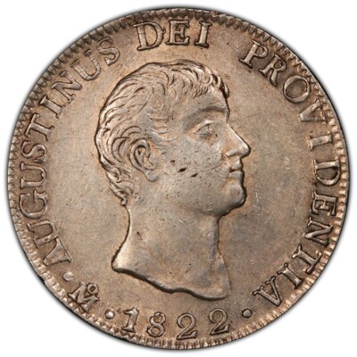 Mexico 1822 Mo JM 8R Iturbide PCGS AU50 | eBay