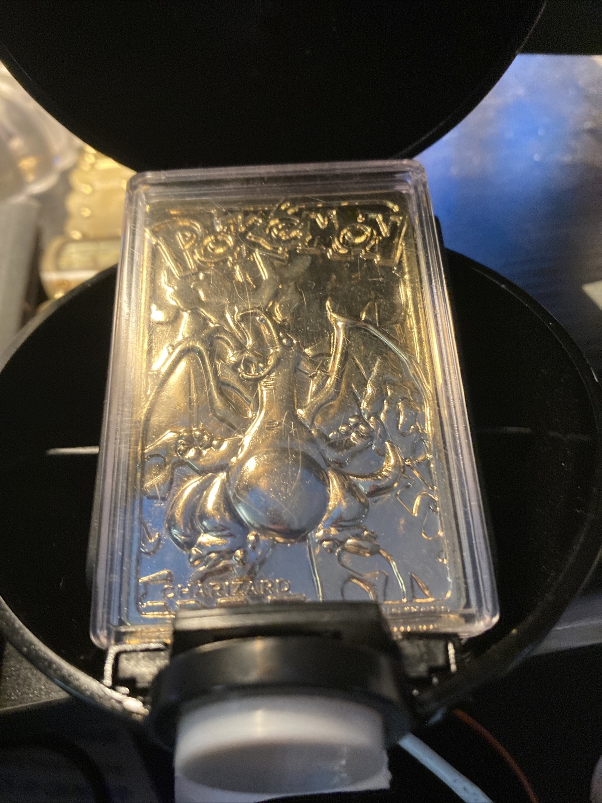 Pokemon Charizard 23K Gold Plated Trading Card With Case Protection ...