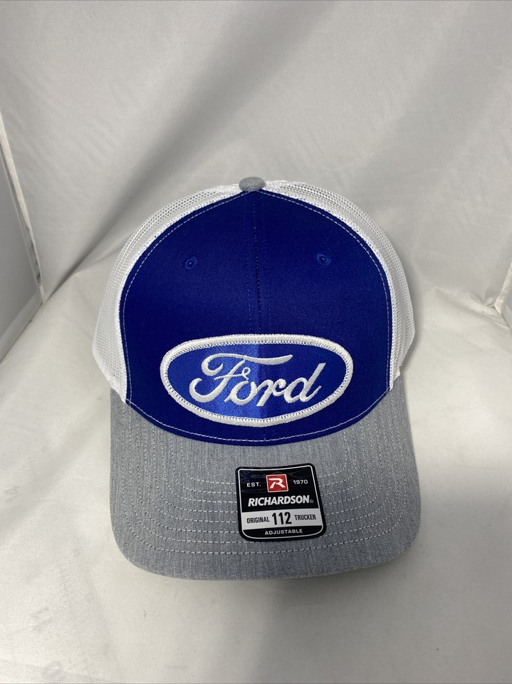 Ford Hat, Ford Vintage Trucker Hat, Ford Logo Patch on Mid-Crown ...