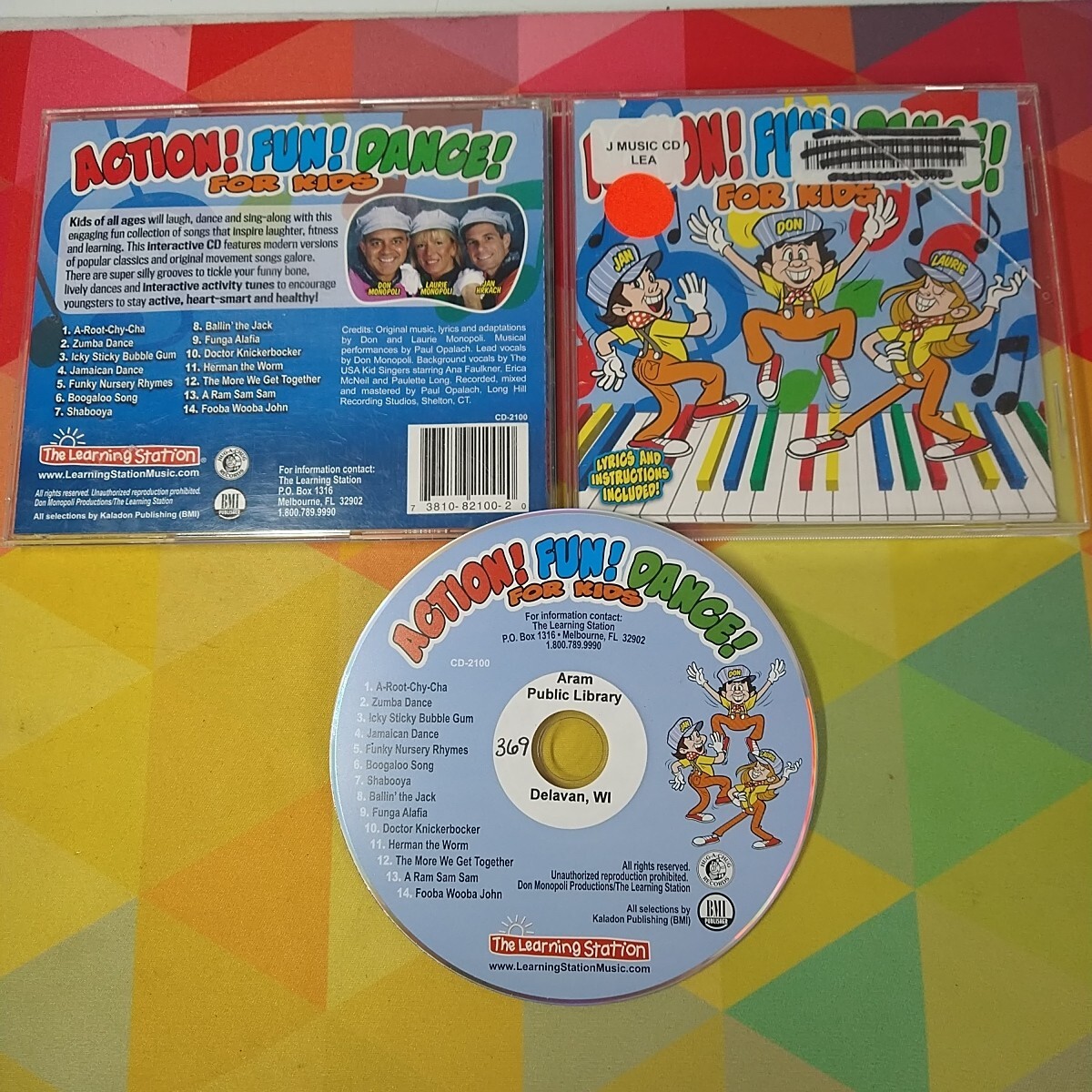 Action! Fun! Dance! For Kids [CD] The Learning Station Very Rare Mint ...
