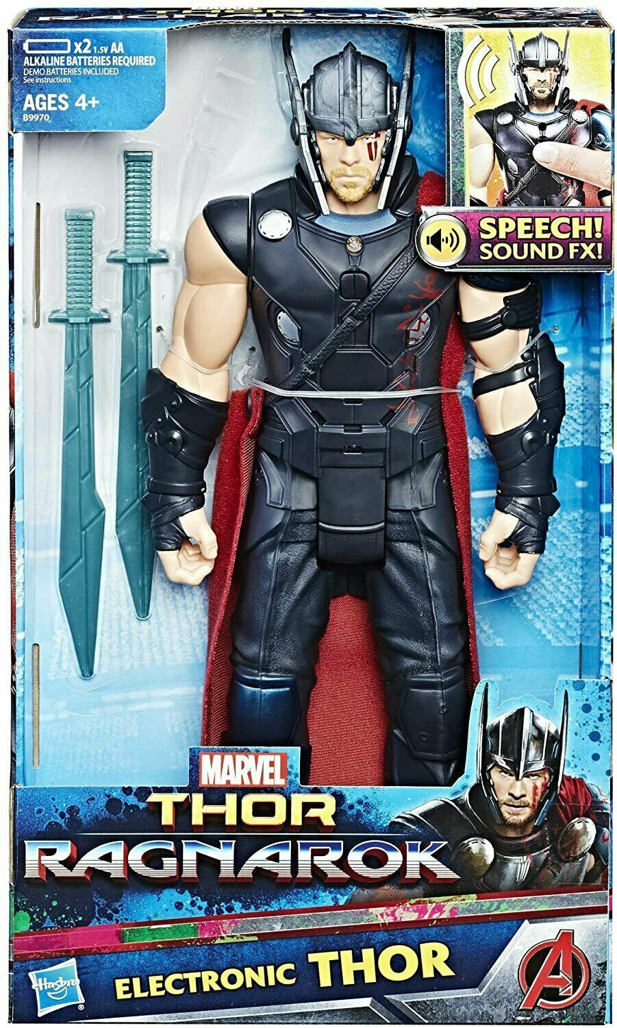 Marvel Avengers Thor Ragnarok Electronic Thor 12" Action Figure With ...