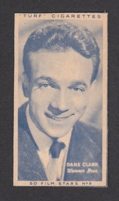 Dane Clark 1947 Film Movie Star Turf Cigarette Card | eBay