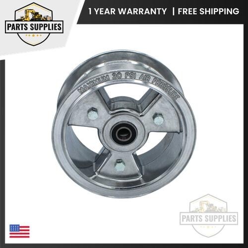 Set of 2 6" Aluminum Tri-Star Wheel 3" Wide 5/8" Bearings for Go Kart ...