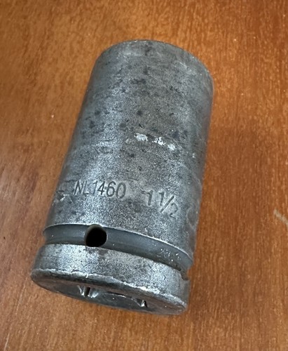 NAPA TOOLS NL1460 1 inch Drive 1-1/2 Inch 6 Point Deep Impact Socket ...