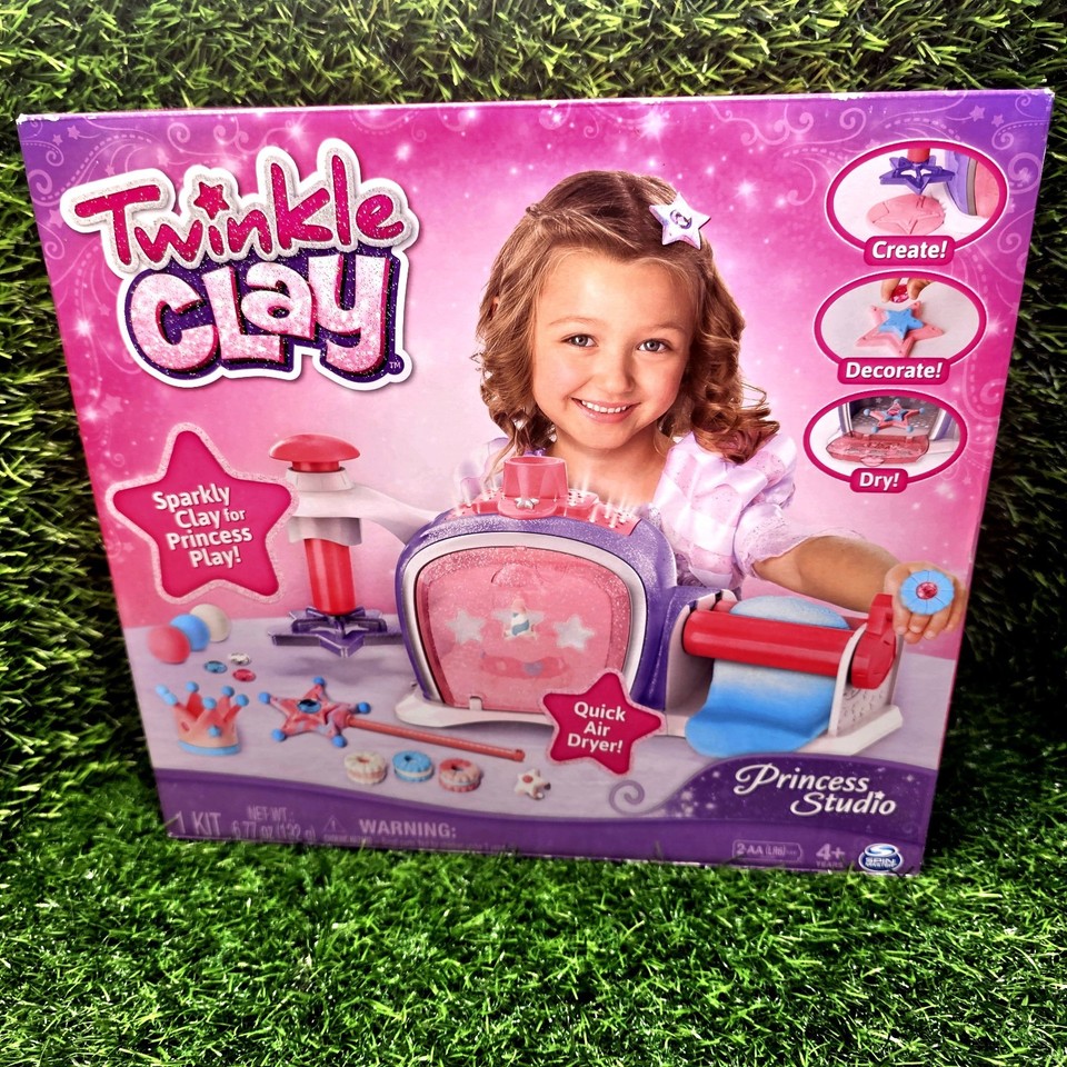 Twinkle Toy Air Dry Clay Princess Studio Play Create Makes Sparkly ...