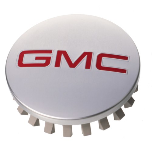 Genuine GM 2014-2019 GMC SLT Center Cap in Bright Aluminum Red GMC Logo ...