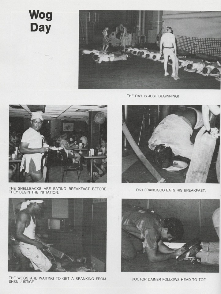 USS KANSAS CITY AOR-3 WESTPAC DEPLOYMENT CRUISE BOOK YEAR LOG 1983 ...