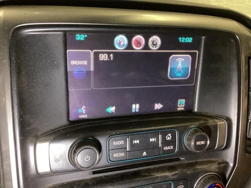 Used Front Center Infotainment Display fits: 2014 Chevrolet Silverado ...