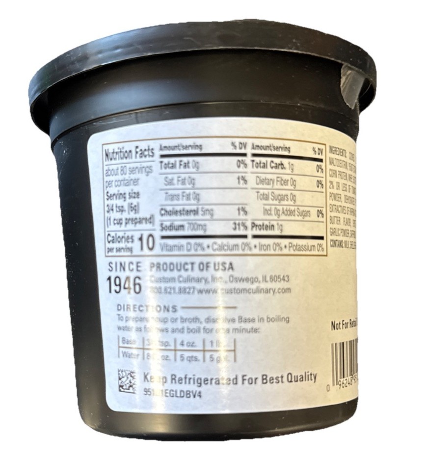 Gold Label Lobster Base Paste, No Msg Added, 1 Pound Tub | eBay