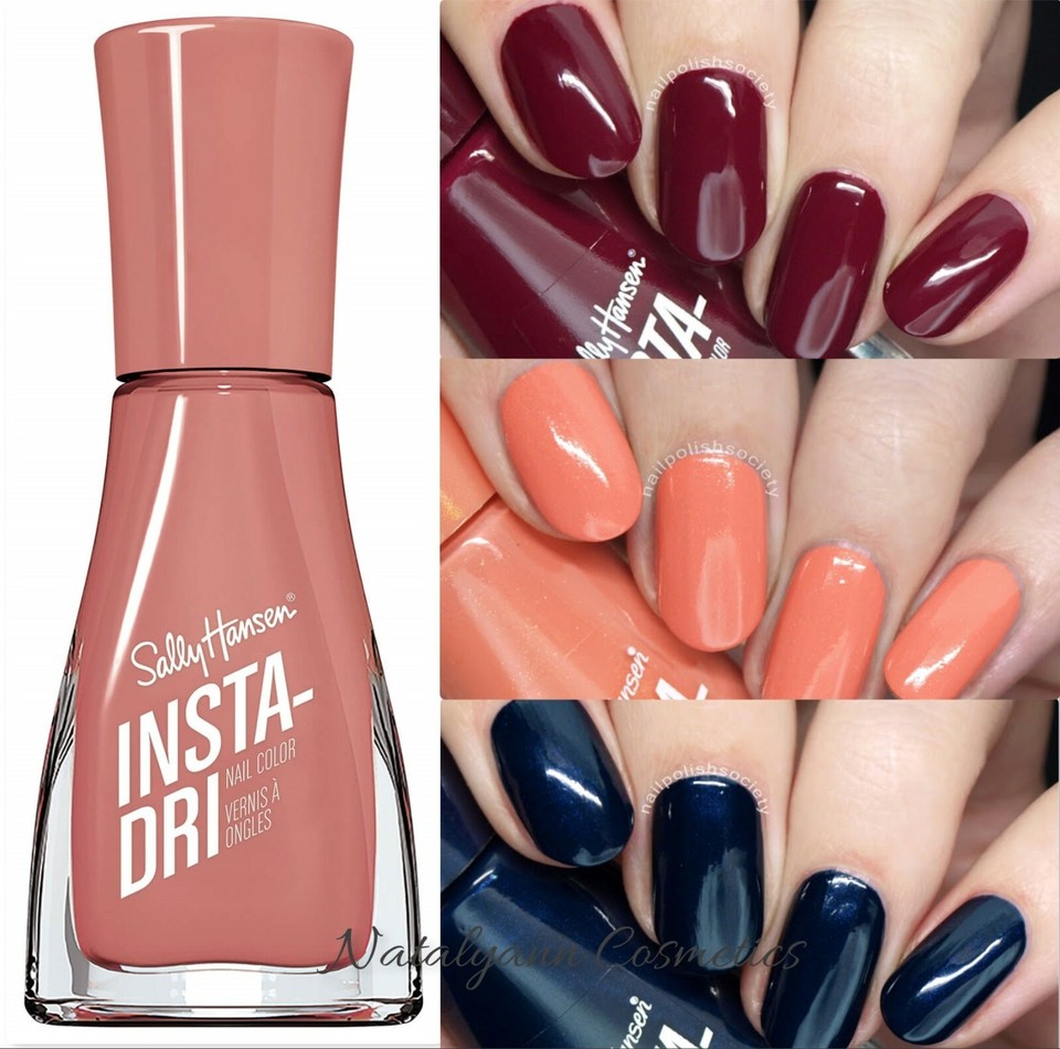 Sally Hansen Nail Polish Varnish Insta Dri Fast Dry - SELECT SHADE ...