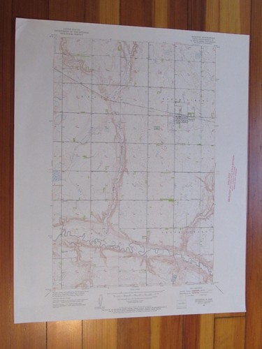 Maddock North Dakota 1953 Original Vintage USGS Topo Map | eBay