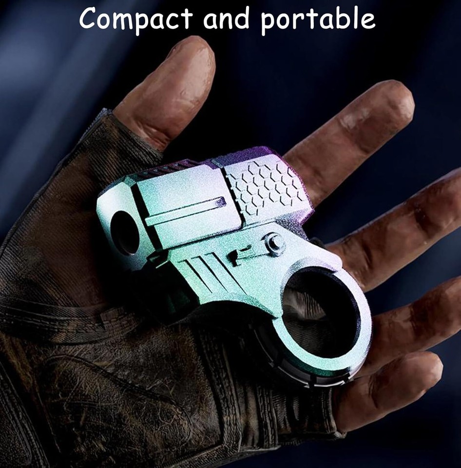 Adult Fidget Toys For Stress Relief EDC Alloy Fingertip Toy Pistol ...
