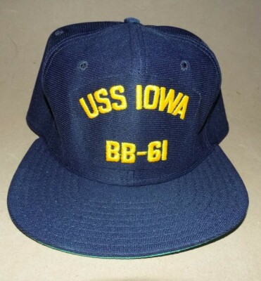 USS IOWA BB-61 Baseball Cap / Hat - US Navy - Snap back | eBay