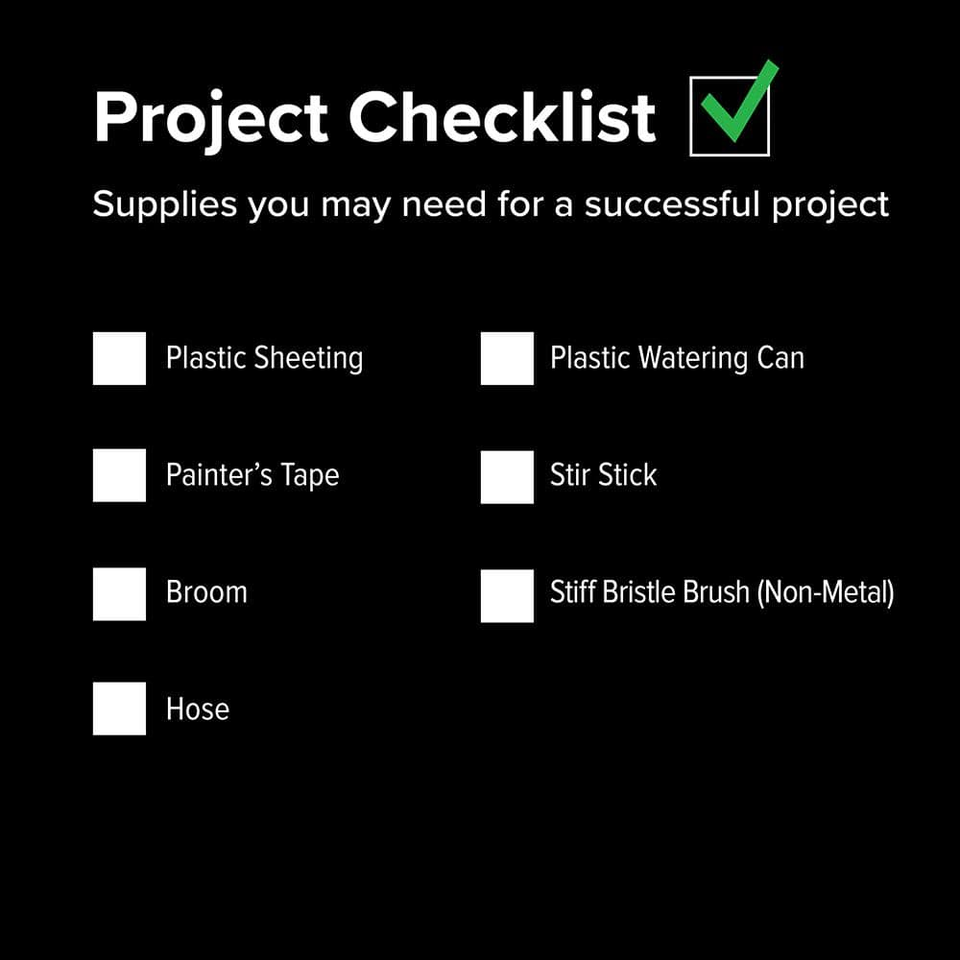 1 Gal Tan Granite Grip Decorative Flat Interior Exterior Concrete Floor ...