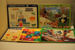 Puzzle Patch, Picture Puzzle, 25 piece, age 3 to 7, Lot of five ...