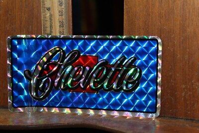 Vintage Prismatic Decal Car Sticker Chevette Chevrolet Chevy CREASED | eBay