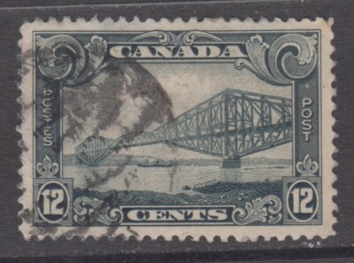 % Canada Scott #156 12 cent Quebec Bridge "KGV Scroll" VF | eBay