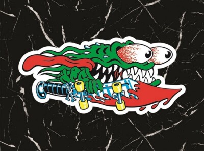 SANTA CRUZ SLASHER STICKER DECAL | eBay Australia