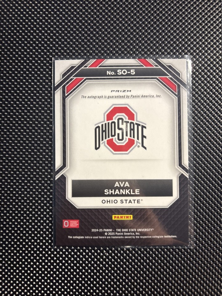 Ava Shankle Panini NIL Student Orientation Autograph Ssp | eBay