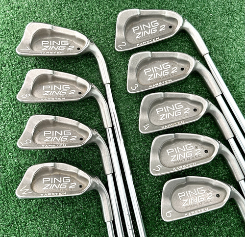 PING ZING 2 Iron Set 2-PW Black Dot, Stiff-Flex JZ Steel, Men's Right ...