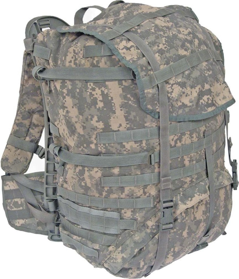 US MILITARY MOLLE II Large Rucksack Field Pack Complete Frame Pouches ...