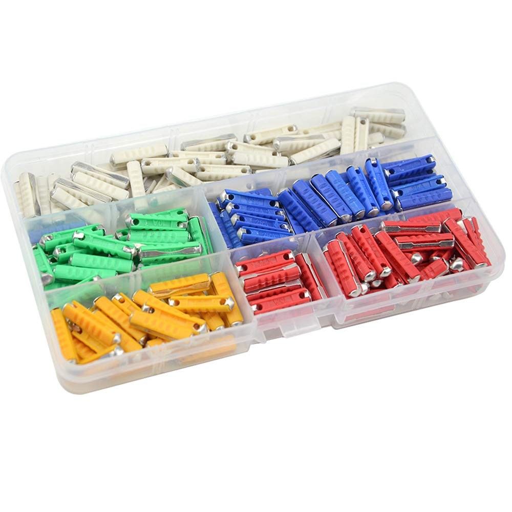 200 PCS Car Fuses European Automotive Fuse 5A 8A 10A 16A 25A for ...