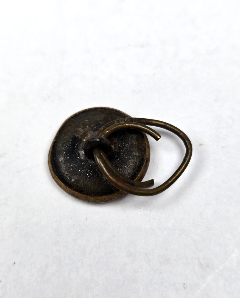 Vintage Brass Work Button "Our Wheeler" | eBay