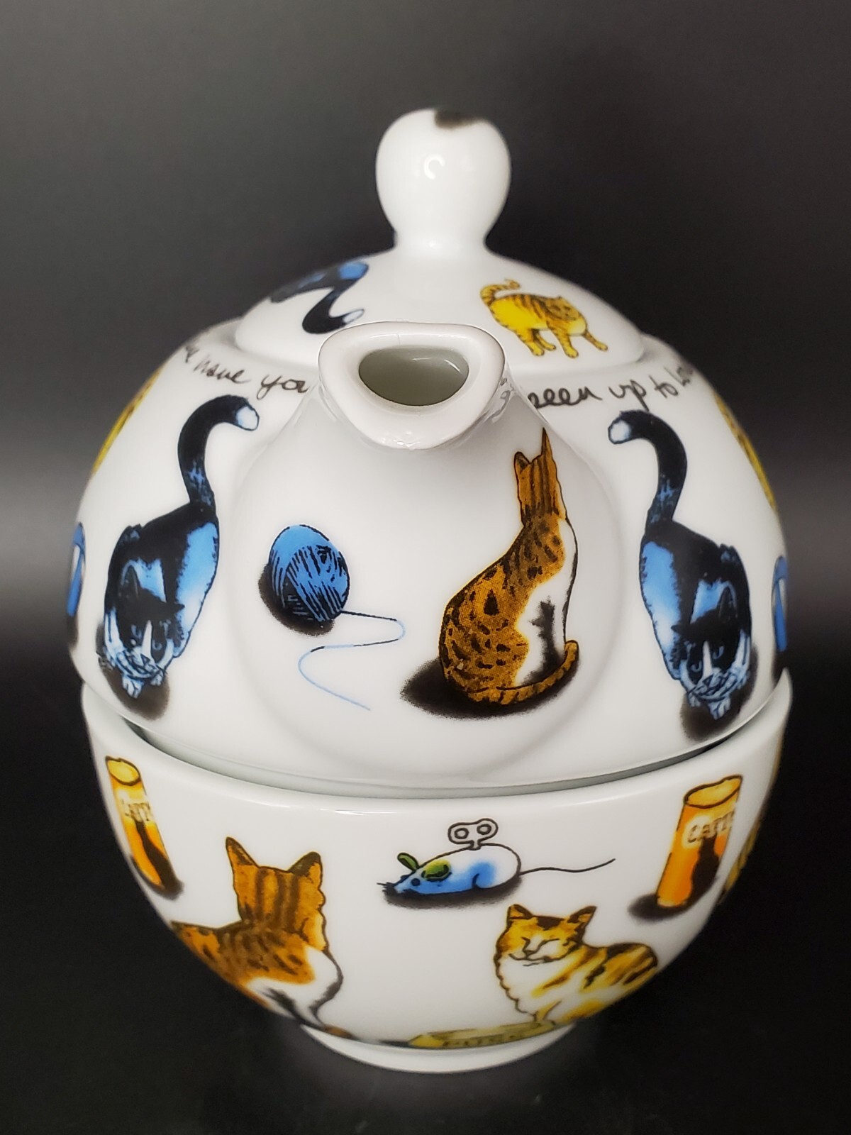 Paul Cardew 3 Pc Teapot & Cup Cats Kittens Designed In England 2011 | eBay